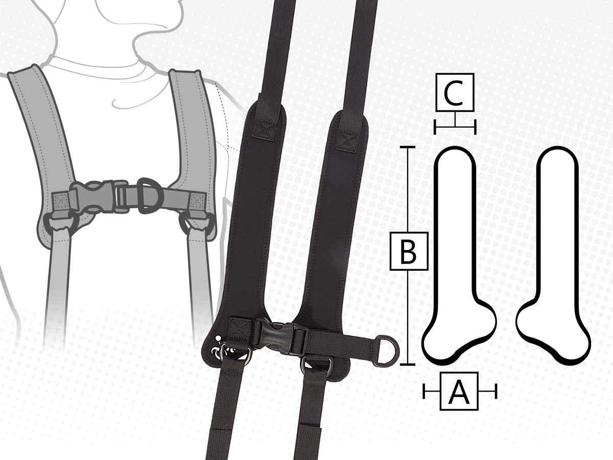 i-Fit™ Straps (Chest/Backpack/H/Y Style Straps) | Stealth Products, LLC.